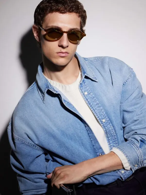 CUTLER AND GROSS Gr13 Oval-frame Acetate Sunglasses