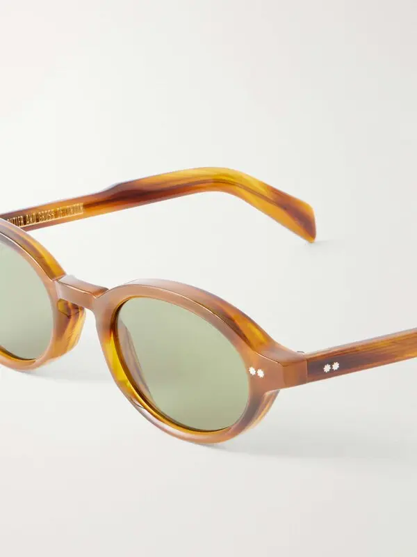 CUTLER AND GROSS Gr13 Oval-frame Acetate Sunglasses