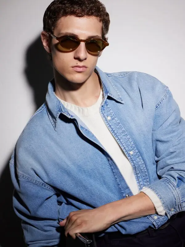 CUTLER AND GROSS Gr13 Oval Acetate Sunglasses