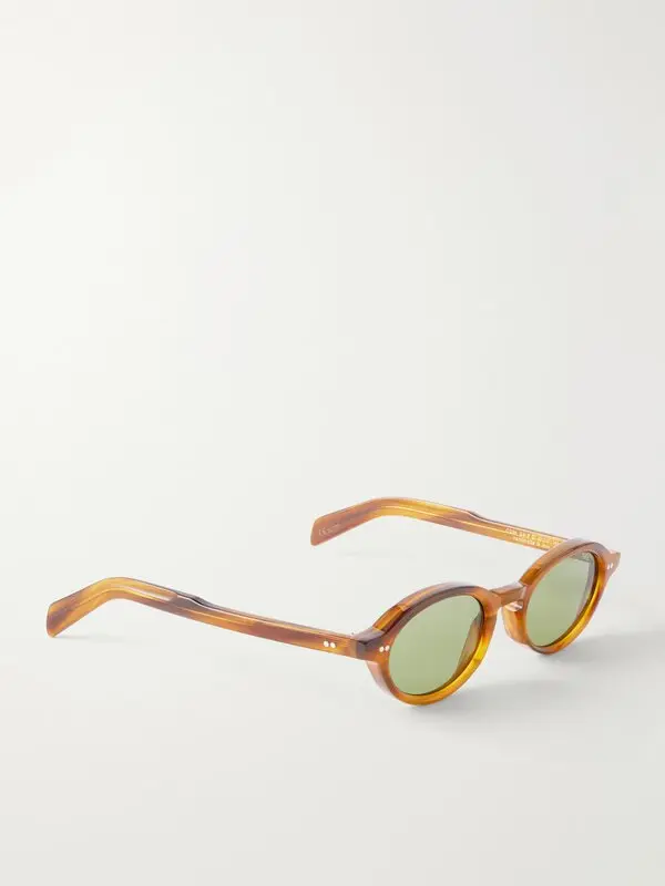CUTLER AND GROSS Gr13 Oval Acetate Sunglasses