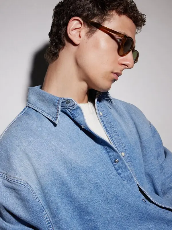 CUTLER AND GROSS Gr13 Oval Acetate Sunglasses