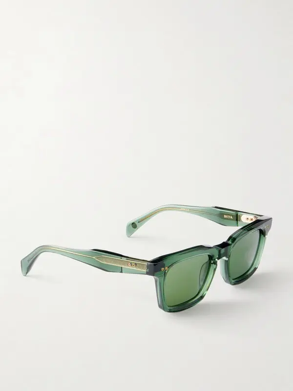 Dita Monolix Square-frame Acetate Sunglasses