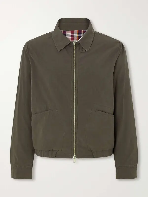 DRAKE'S Cotton-twill Jacket