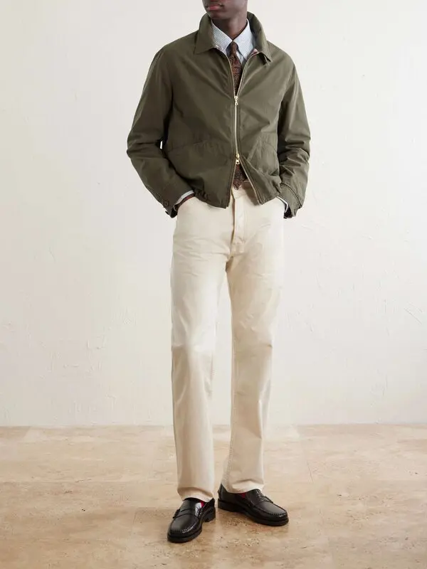 DRAKE'S Cotton-twill Jacket