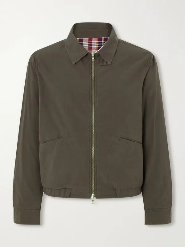 DRAKE'S Cotton-twill Jacket