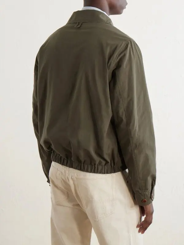 DRAKE'S Cotton-twill Jacket