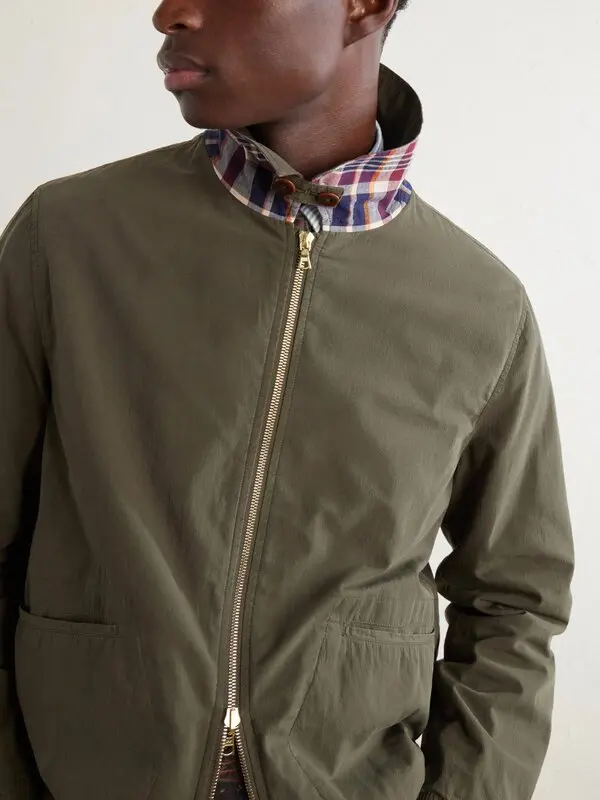 DRAKE'S Cotton-twill Jacket