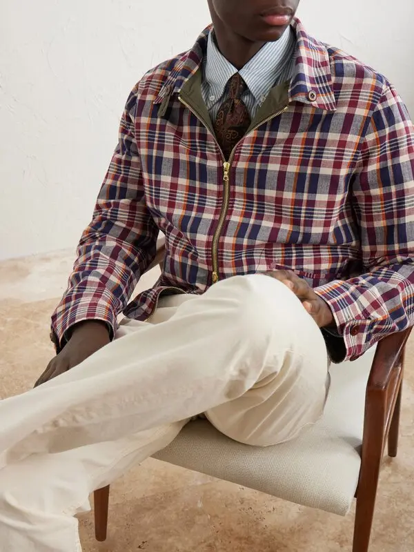 DRAKE'S Cotton-twill Jacket