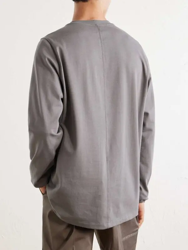 Rick Owens Crewneck Cotton-jersey Shirt