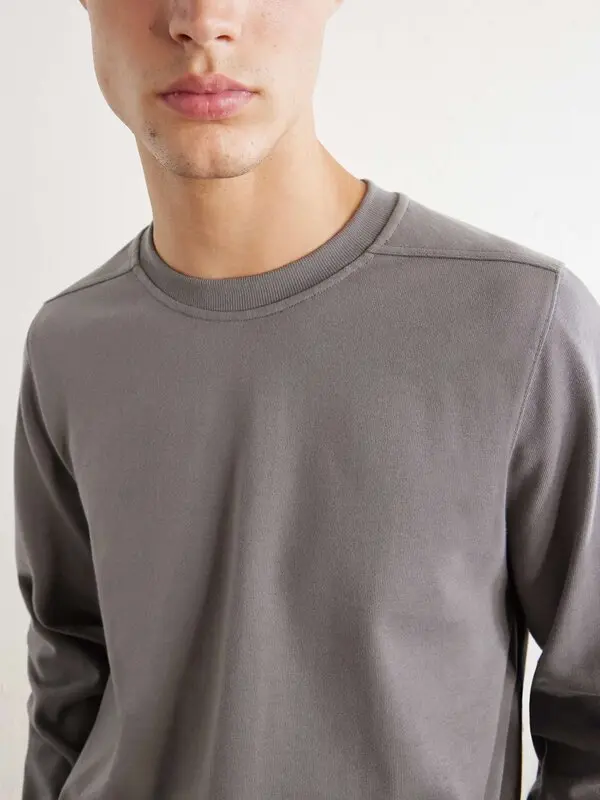 Rick Owens Crewneck Cotton-jersey Shirt