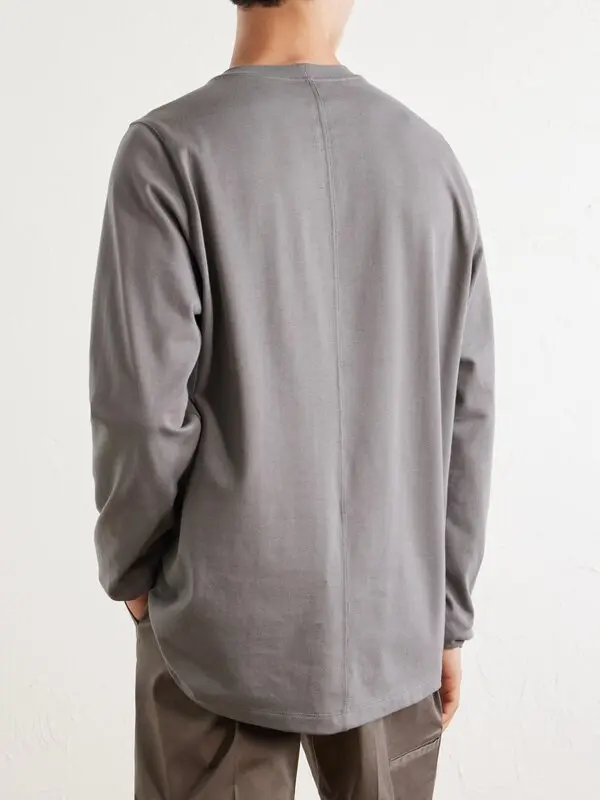 Rick Owens Crewneck Cotton-jersey Shirt