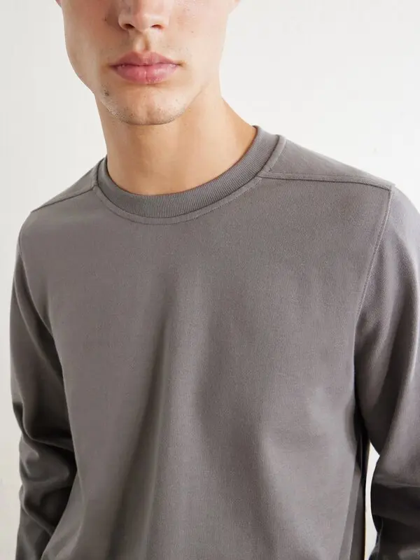 Rick Owens Crewneck Cotton-jersey Shirt