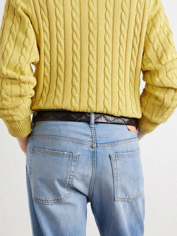 Anderson's Woven Leather Belt