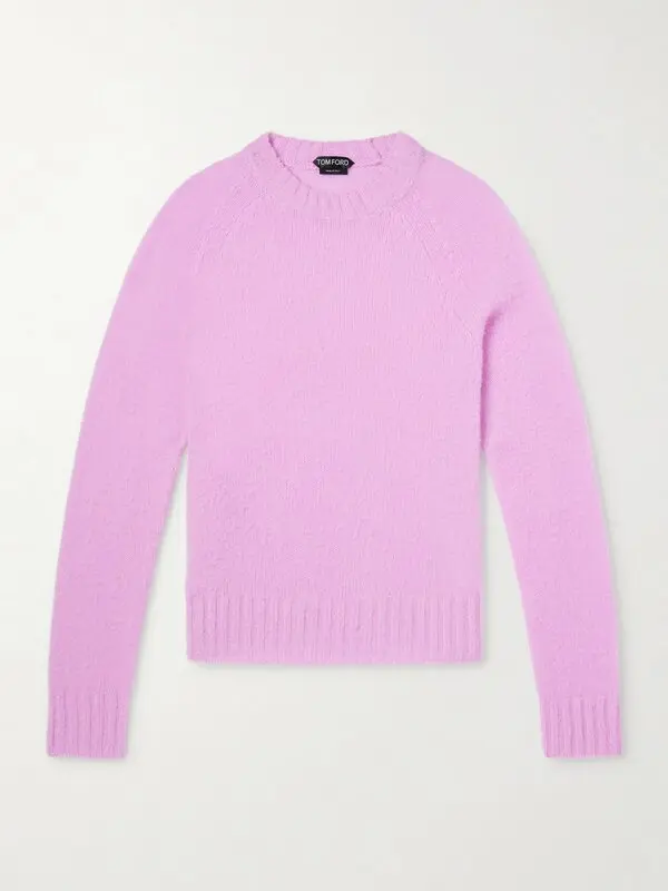 TOM FORD Brushed Cashmere Crewneck Sweater