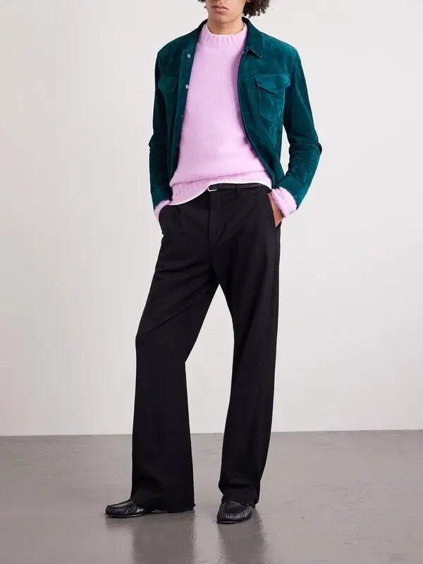 TOM FORD Brushed Cashmere Crewneck Sweater