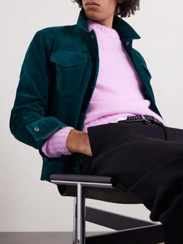 TOM FORD Brushed Cashmere Crewneck Sweater