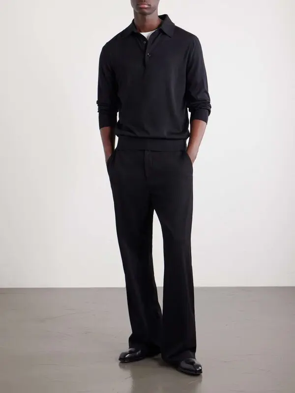 TOM FORD Cashmere And Silk Blend Polo Shirt