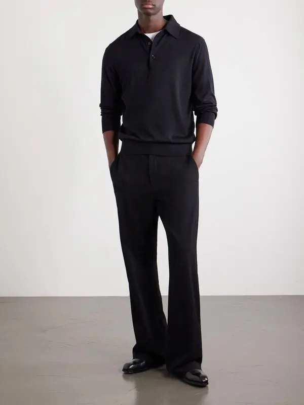 TOM FORD Cashmere And Silk Blend Polo Shirt