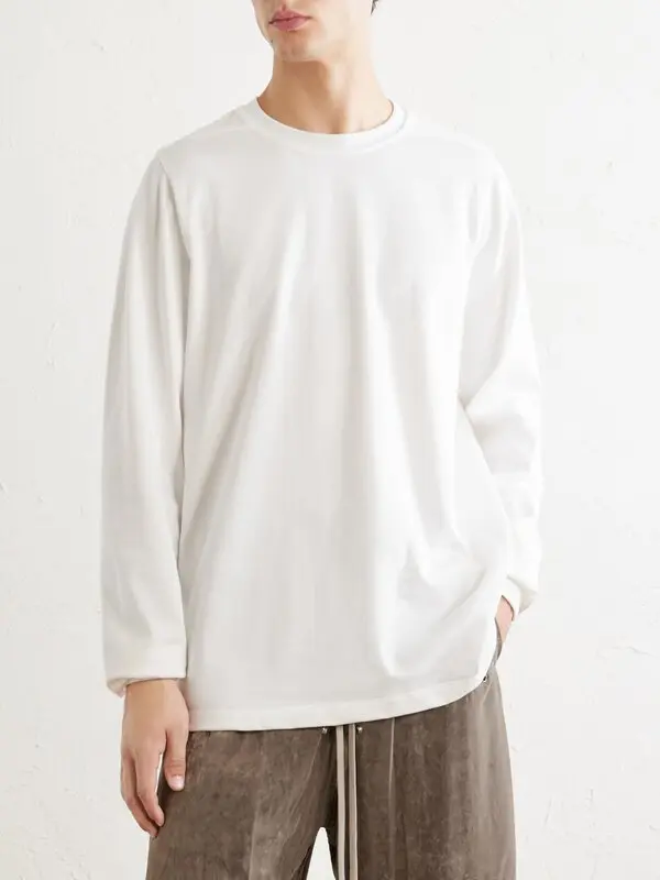 Rick Owens Crewneck Cotton-jersey Shirt