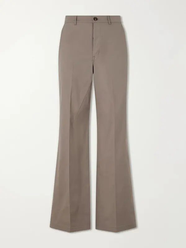 Rick Owens Wide-leg Canvas Trousers