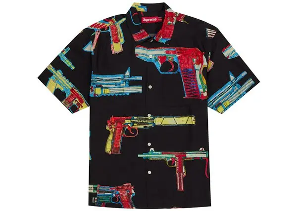 Supreme Guns Silk Short Sleeve Shirt