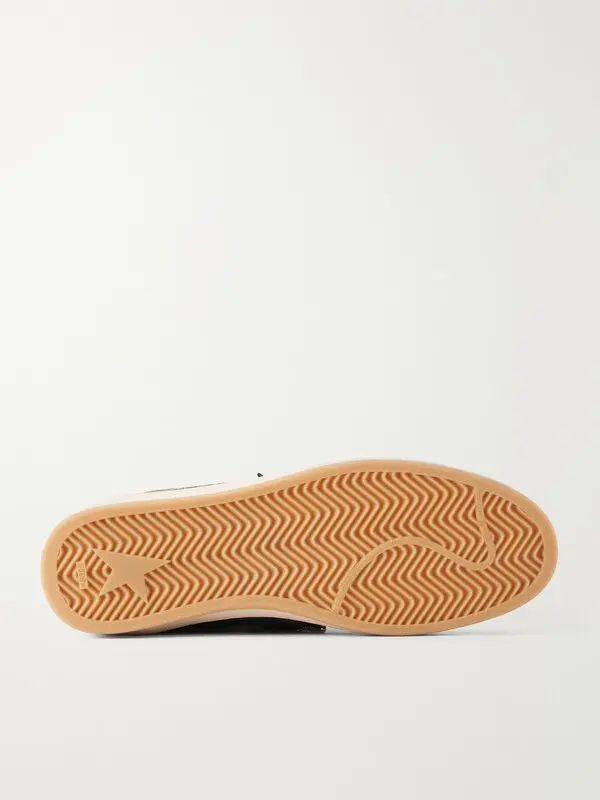 GOLDEN GOOSE Ball Star Distressed Leather Sneakers