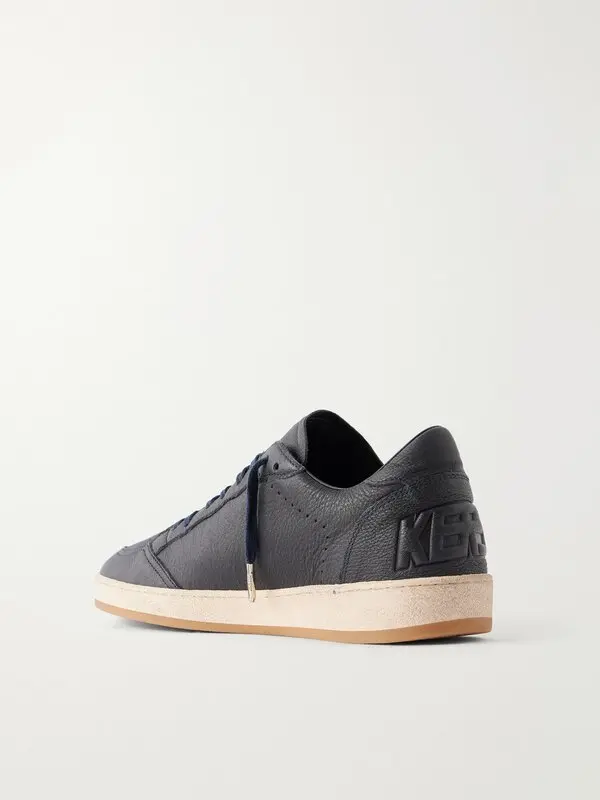 GOLDEN GOOSE Ball Star Distressed Leather Sneakers