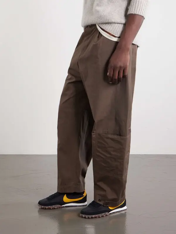 Nike Waffle Racer Nylon, Suede And Leather Sneakers