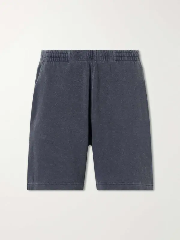 Carhartt Work In Progress Harper Straight-leg Cotton-jersey Shorts - Gray