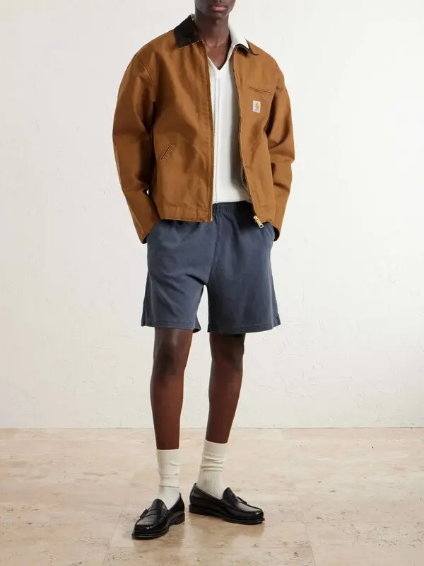 Carhartt Work In Progress Harper Straight-leg Cotton-jersey Shorts