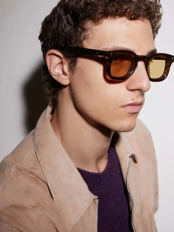 JACQUES MARIE MAGE Devaux-round Frame Acetate Sunglasses