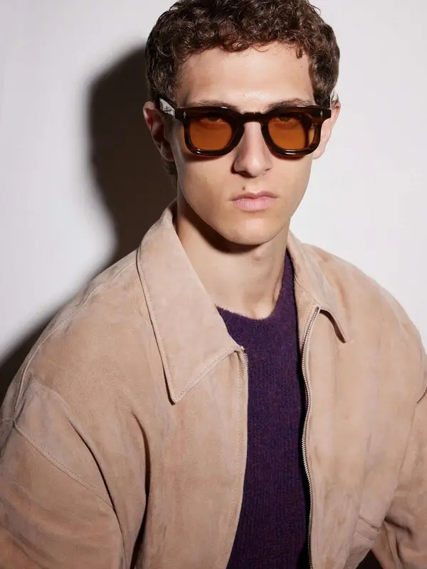 JACQUES MARIE MAGE Devaux-round Frame Acetate Sunglasses