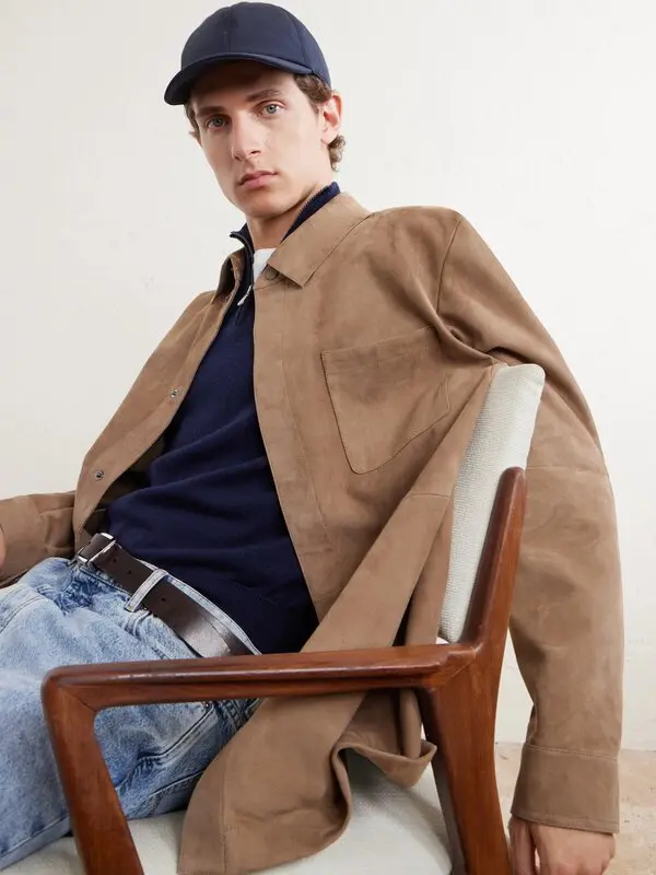 Canali Cotton-blend Baseball Cap