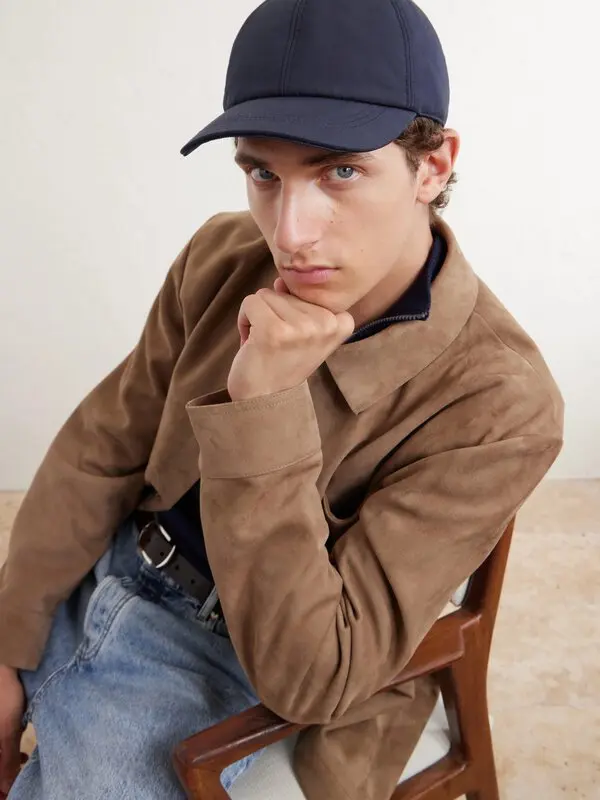 Canali Cotton-blend Baseball Cap