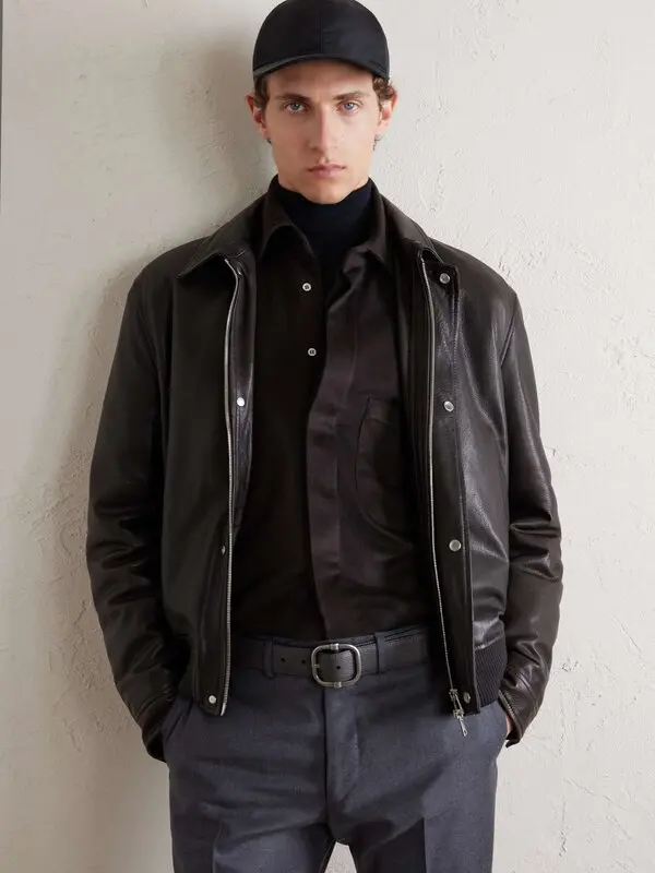 Canali Logo-appliquéd Shell Cap