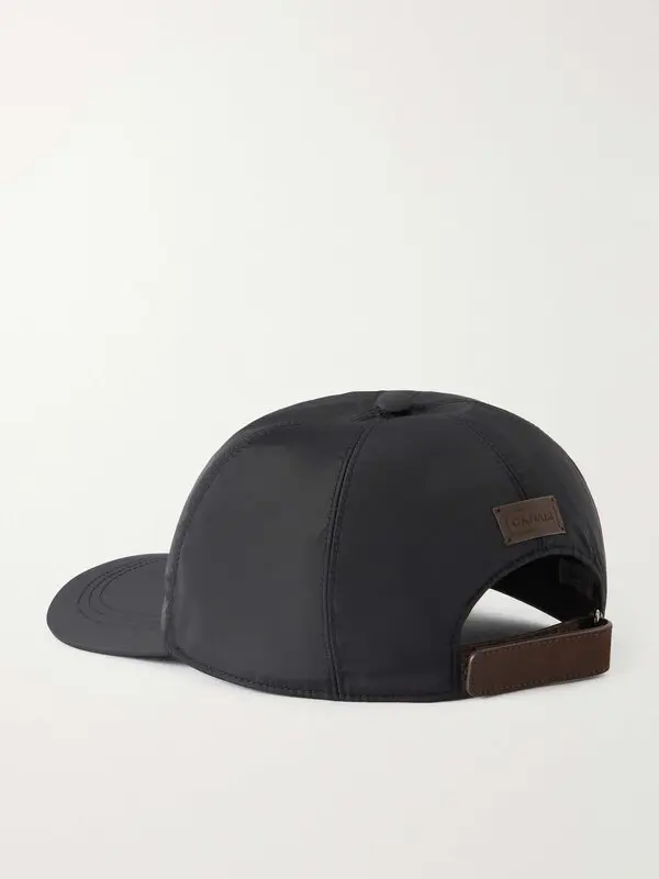 Canali Logo-appliquéd Shell Cap