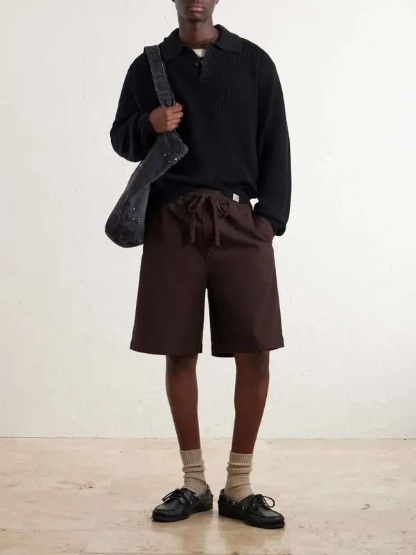 Carhartt Work In Progress Floyde Straight-leg Stretch-cotton Twill Shorts