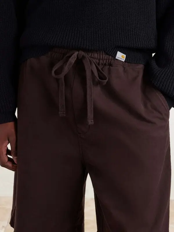 Carhartt Work In Progress Floyde Straight-leg Stretch-cotton Twill Shorts