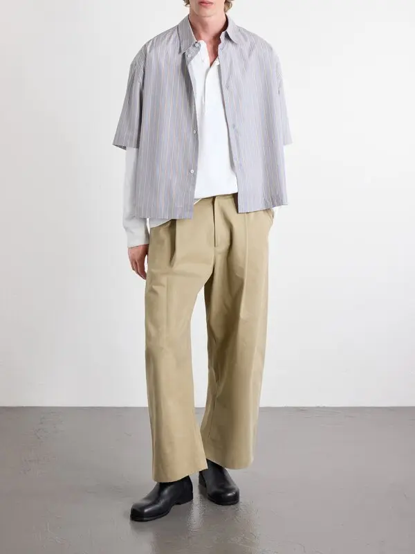 Studio Nicholson Cotton-jersey Henley T-shirt