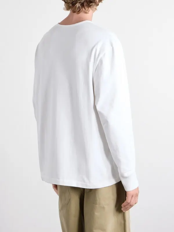 Studio Nicholson Cotton-jersey Henley T-shirt