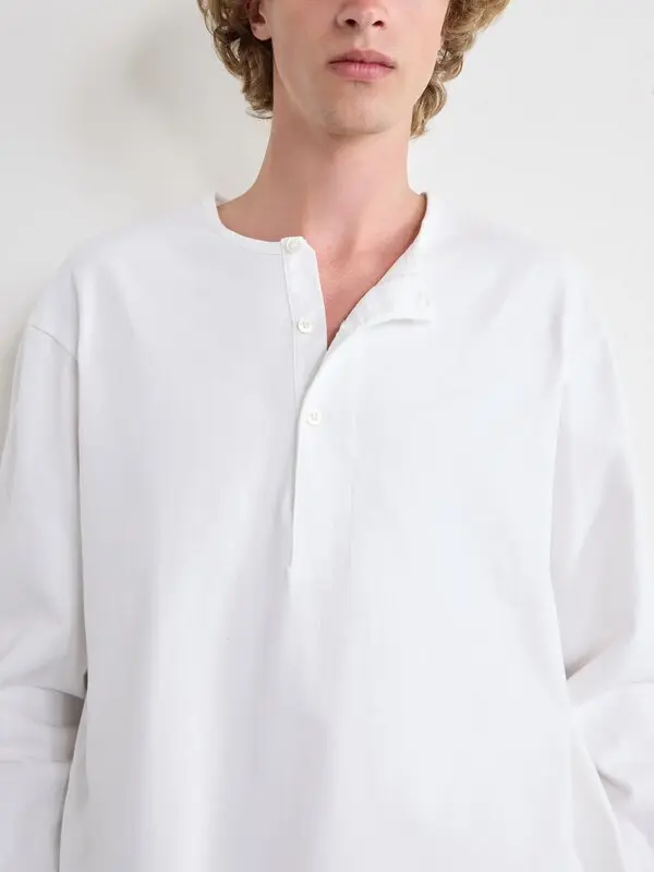 Studio Nicholson Cotton-jersey Henley T-shirt