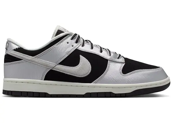 Nike Dunk Low Retro Starter Jacket - Metallic Silver/black/sail