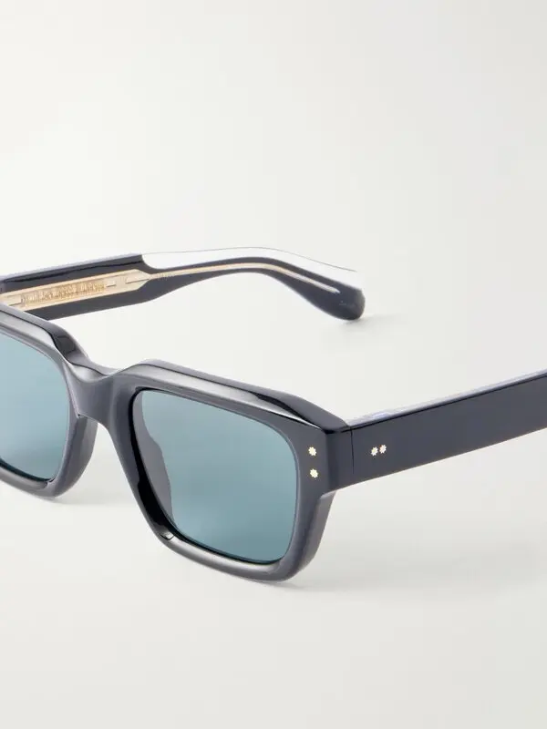 CUTLER AND GROSS Square Frame Acetate Sunglasses