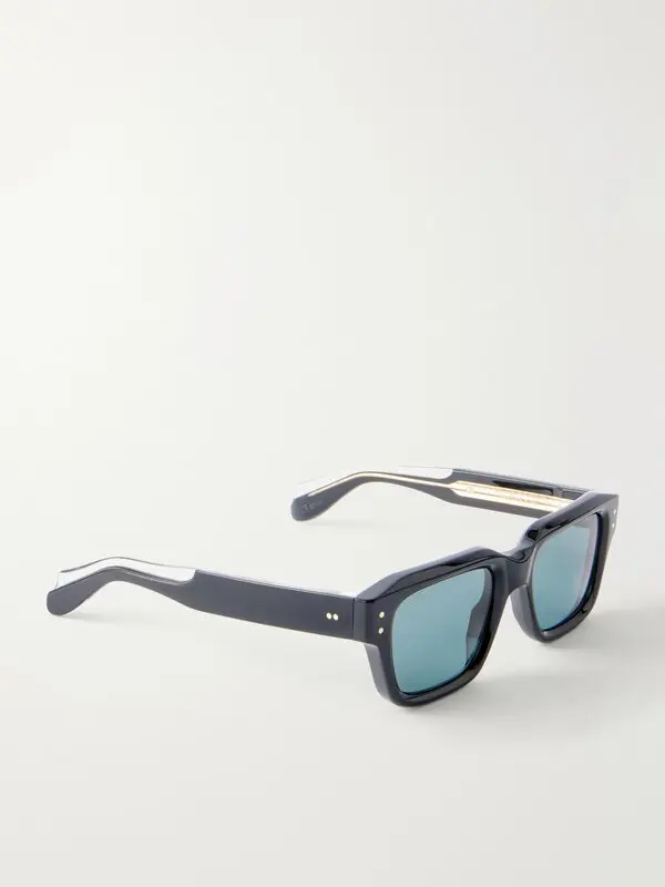 CUTLER AND GROSS Square Frame Acetate Sunglasses