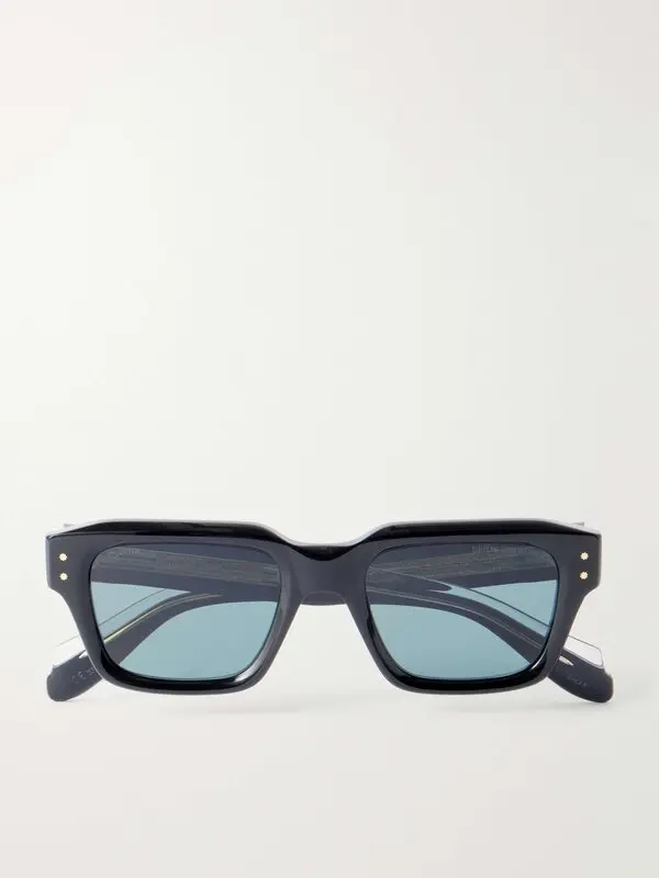CUTLER AND GROSS Square-frame Acetate Sunglasses - Navy
