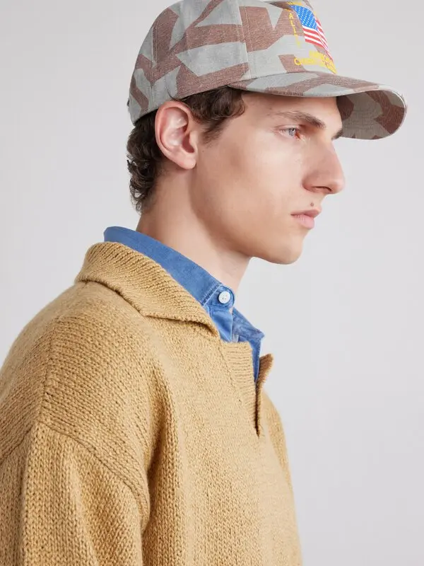 CHERRY LOS ANGELES Printed Cotton Cap