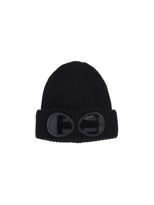 C.P. COMPANY Goggle Beanie - Black