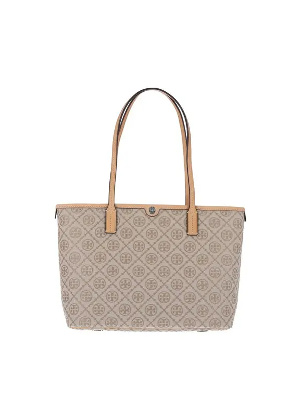 Tory Burch Small Tote Bag "t Monogram
