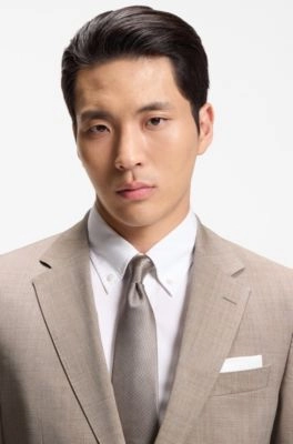 BOSS Two-piece Slim-fit Suit In Virgin Wool