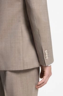 BOSS Two-piece Slim-fit Suit In Virgin Wool